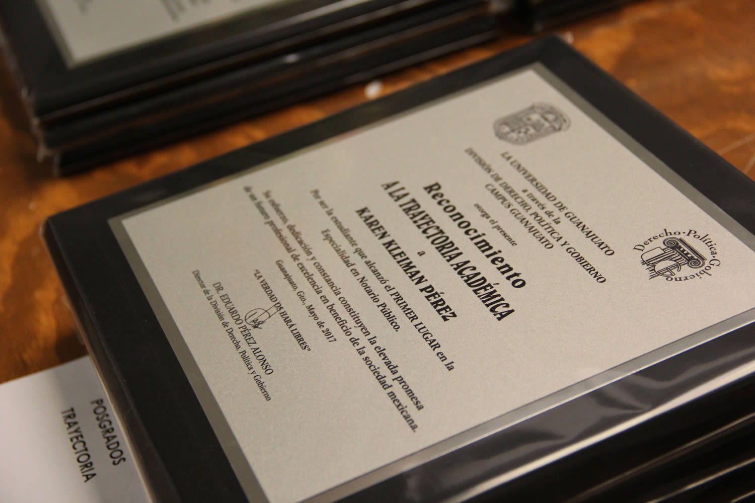 Entregan premios a la Excelencia Académica en la División de Derecho ...