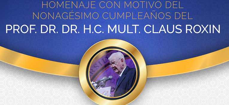 Homenajea comunidad jurídica internacional al profesor Claus Roxin